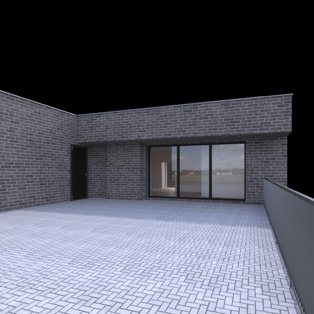 3D Model Apartment Building 4 Story - TurboSquid 1443638