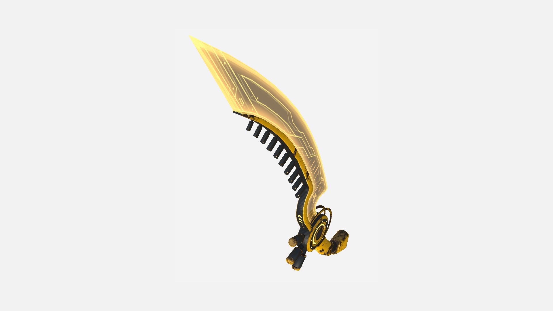 SciFi Dagger A08 Yellow - Sci Fi Weapon Design 3D Model - TurboSquid ...
