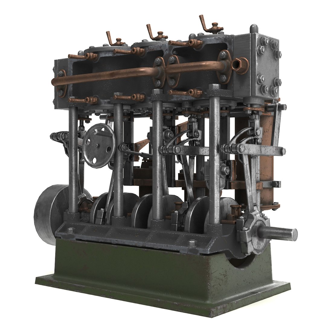 Steam Engine Model - Turbosquid 1606621