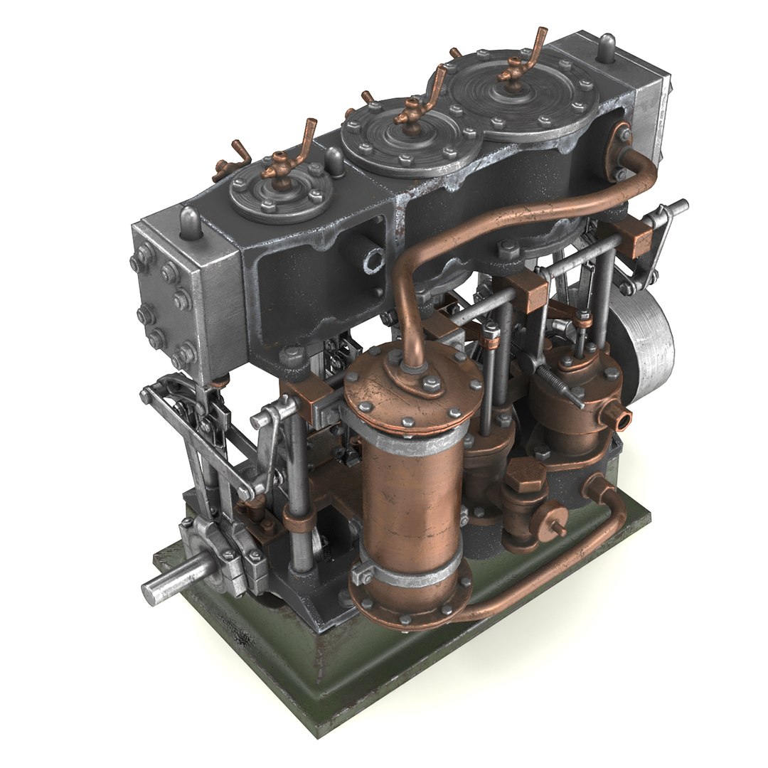 Steam Engine Model - TurboSquid 1606621