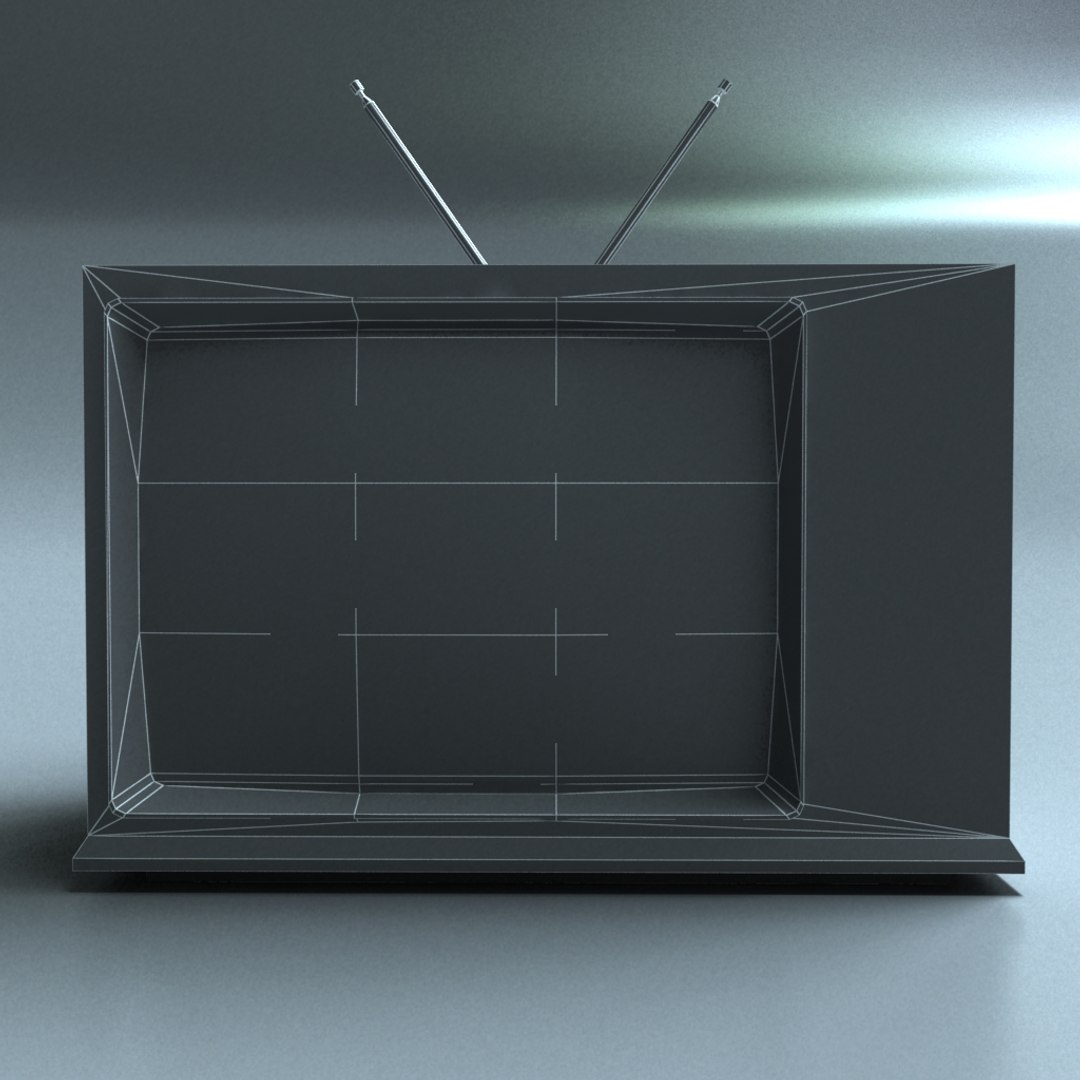 Vintage Tv 3d Max