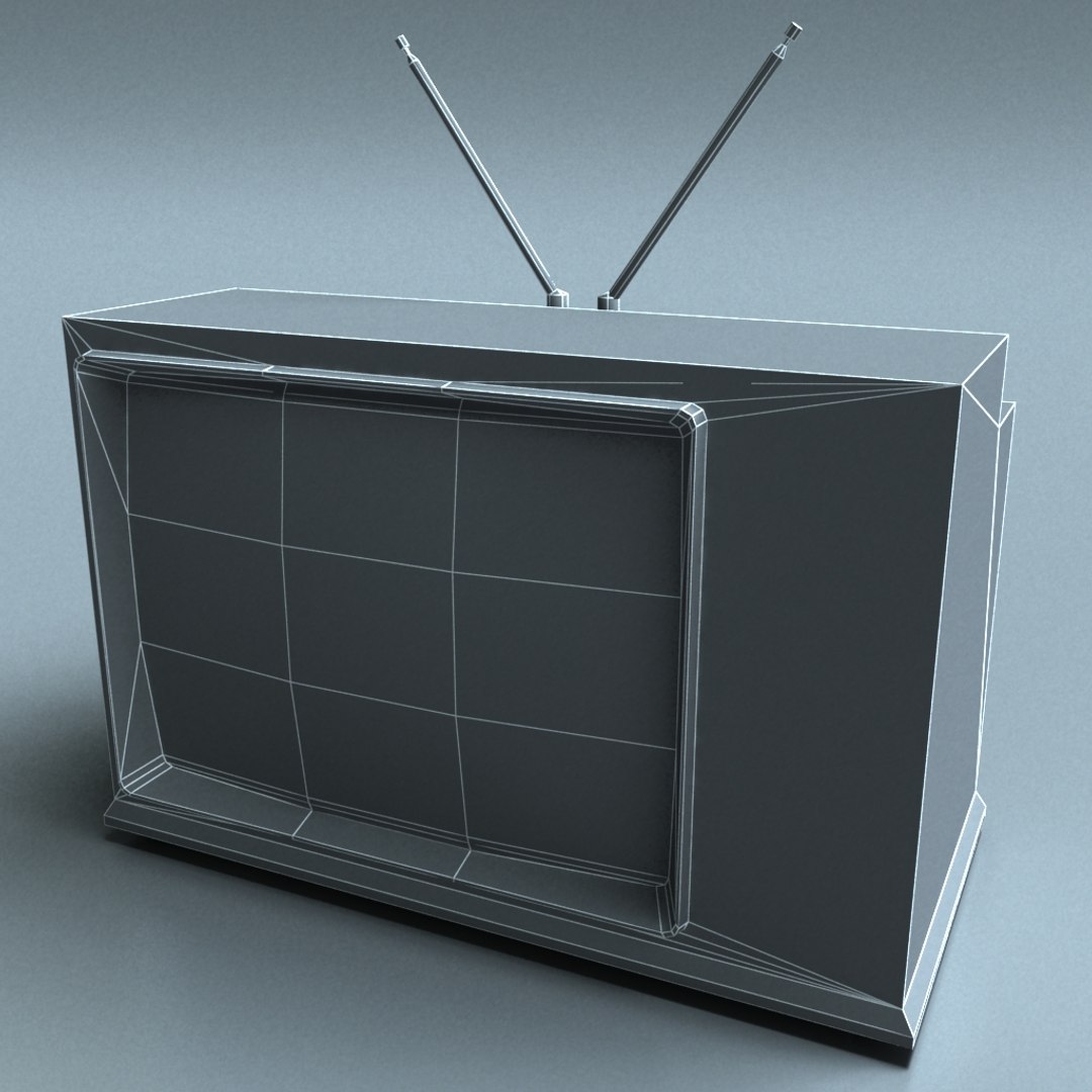Vintage Tv 3d Max
