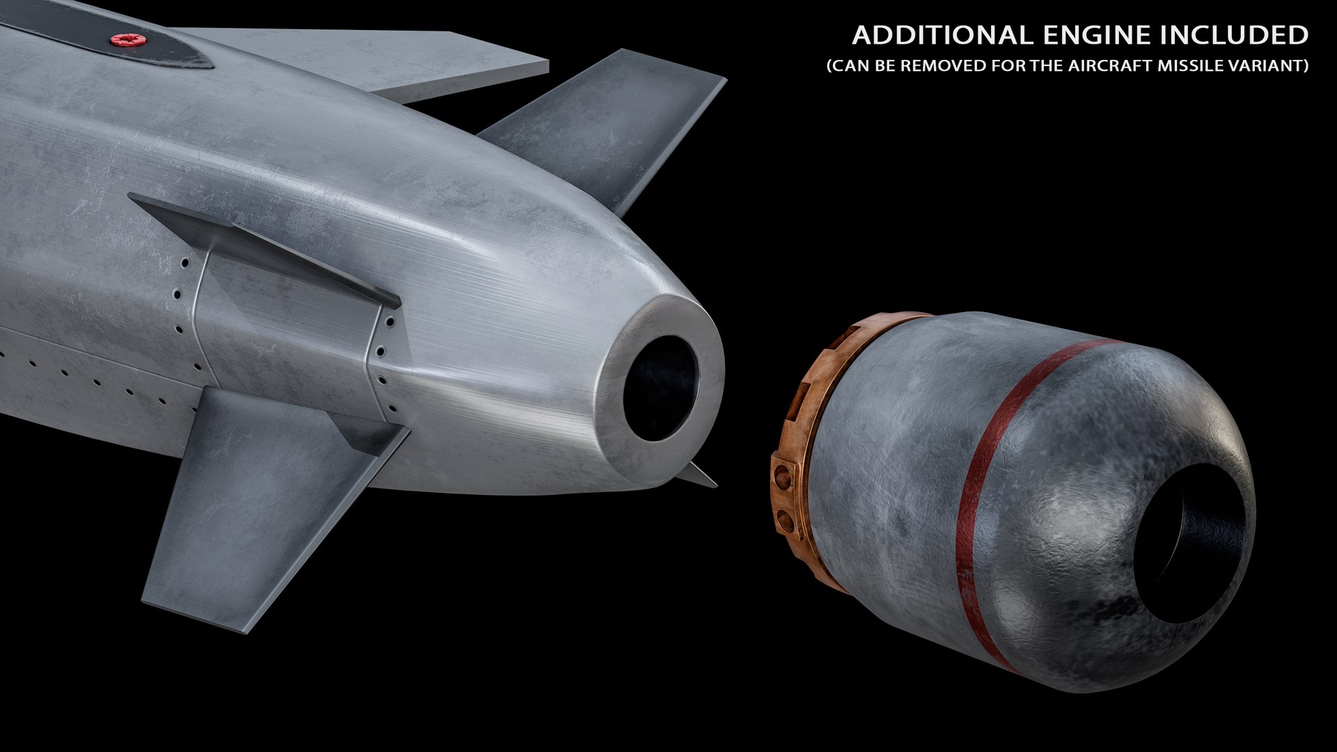 3D Rigged NSM Kongsberg Naval Strike Missile PBR Model - TurboSquid 2281165