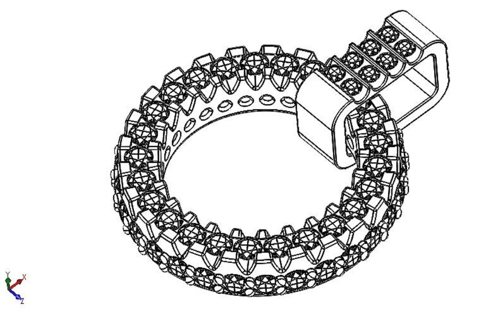 3D model Round Pendant - TurboSquid 2169389