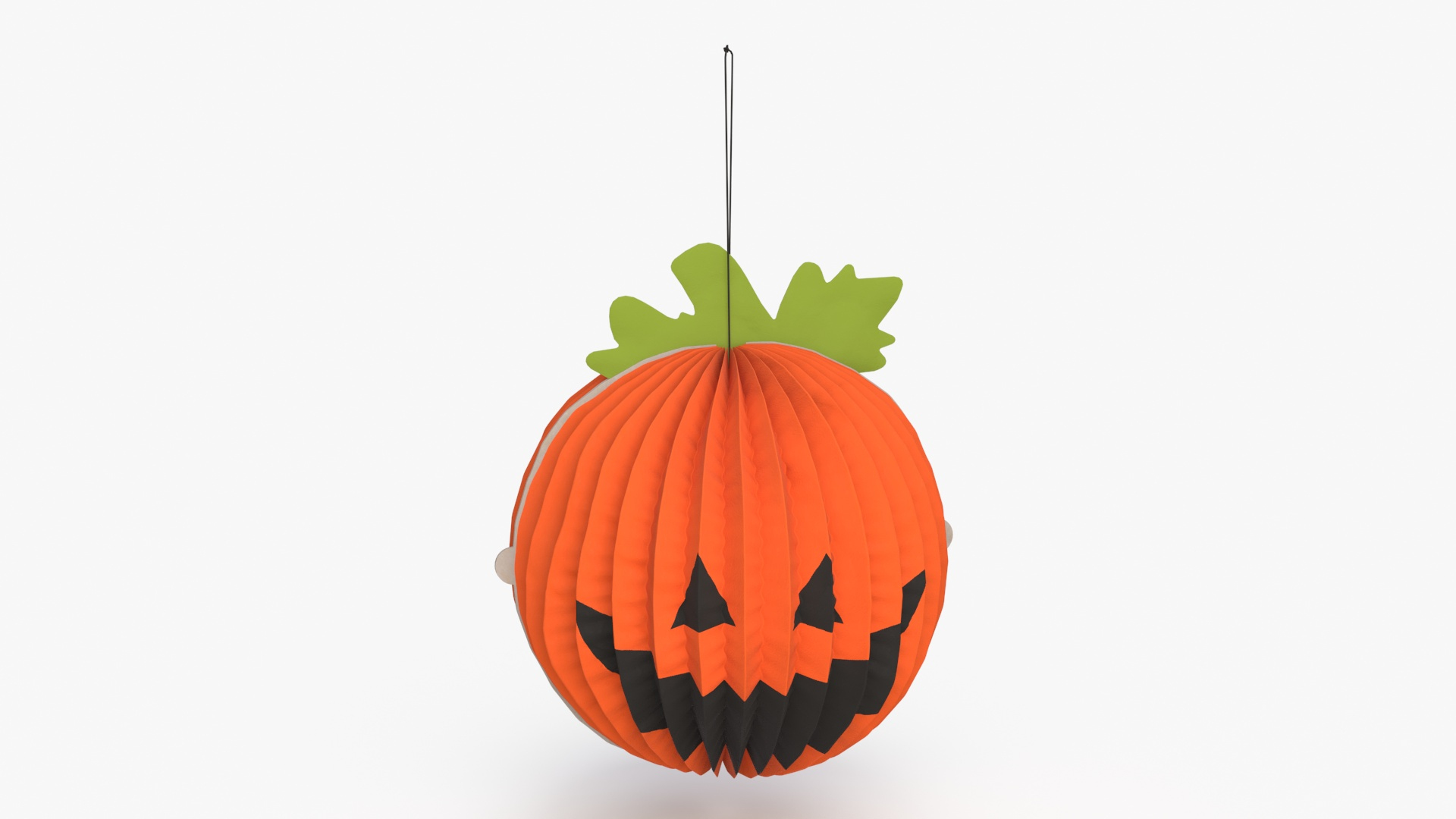 Halloween Pumpkin Paper Decorations Model - TurboSquid 2276818