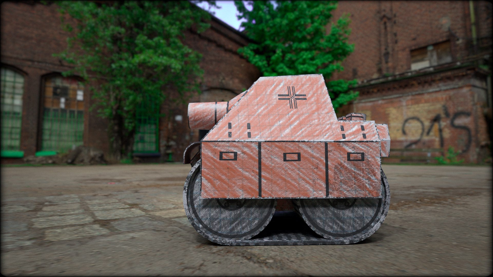 Paper Tanks 3D Model - TurboSquid 1841918