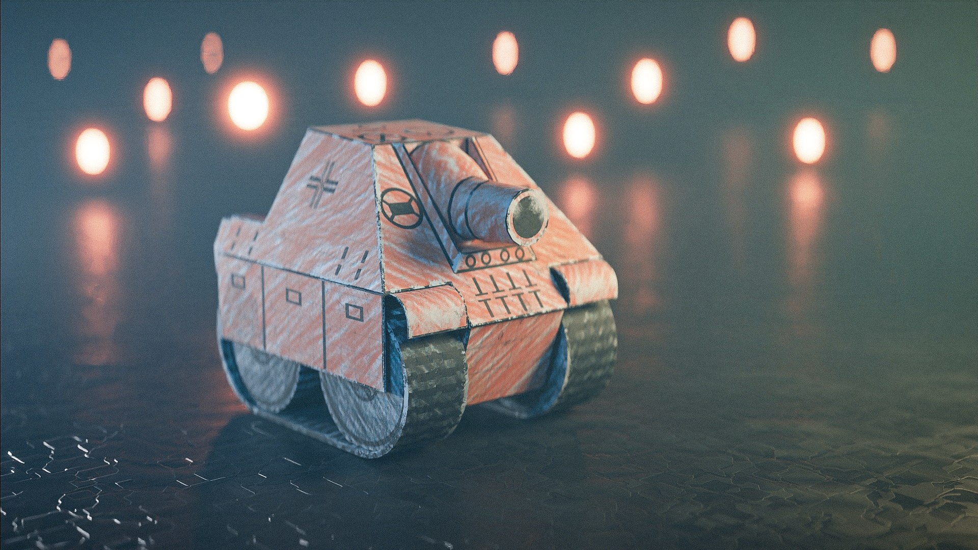 Paper Tanks 3D Model - TurboSquid 1841918