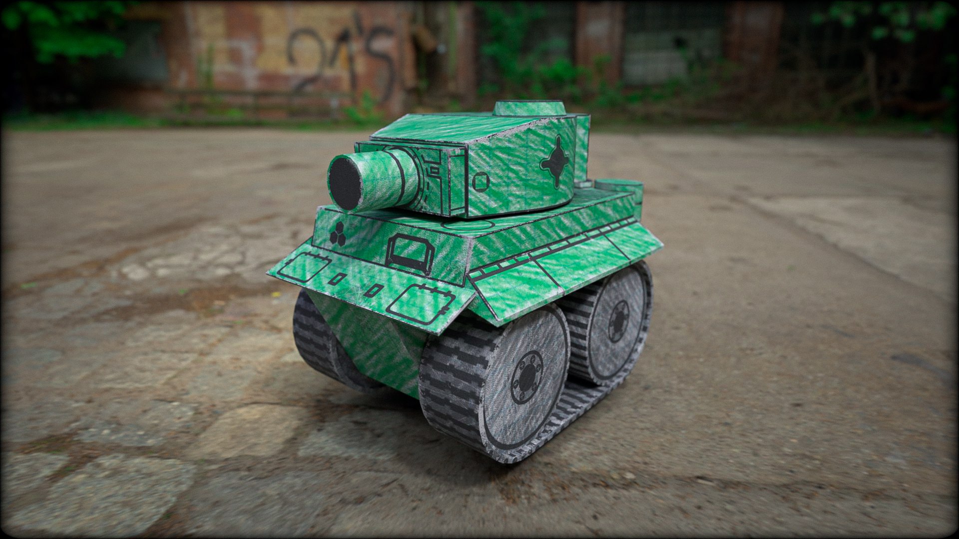 Paper Tanks 3D Model - TurboSquid 1841918