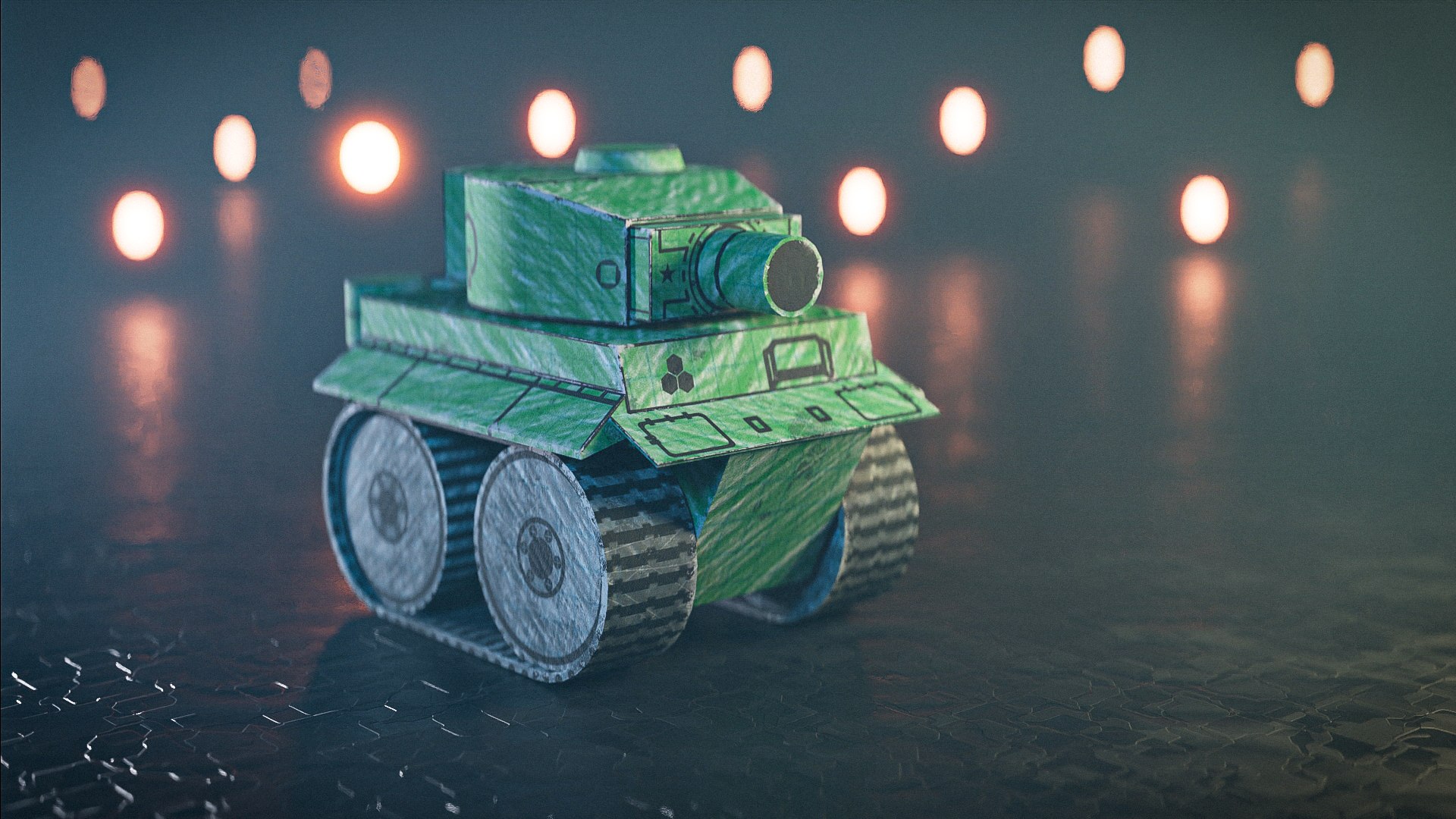 Paper Tanks 3D Model - TurboSquid 1841918