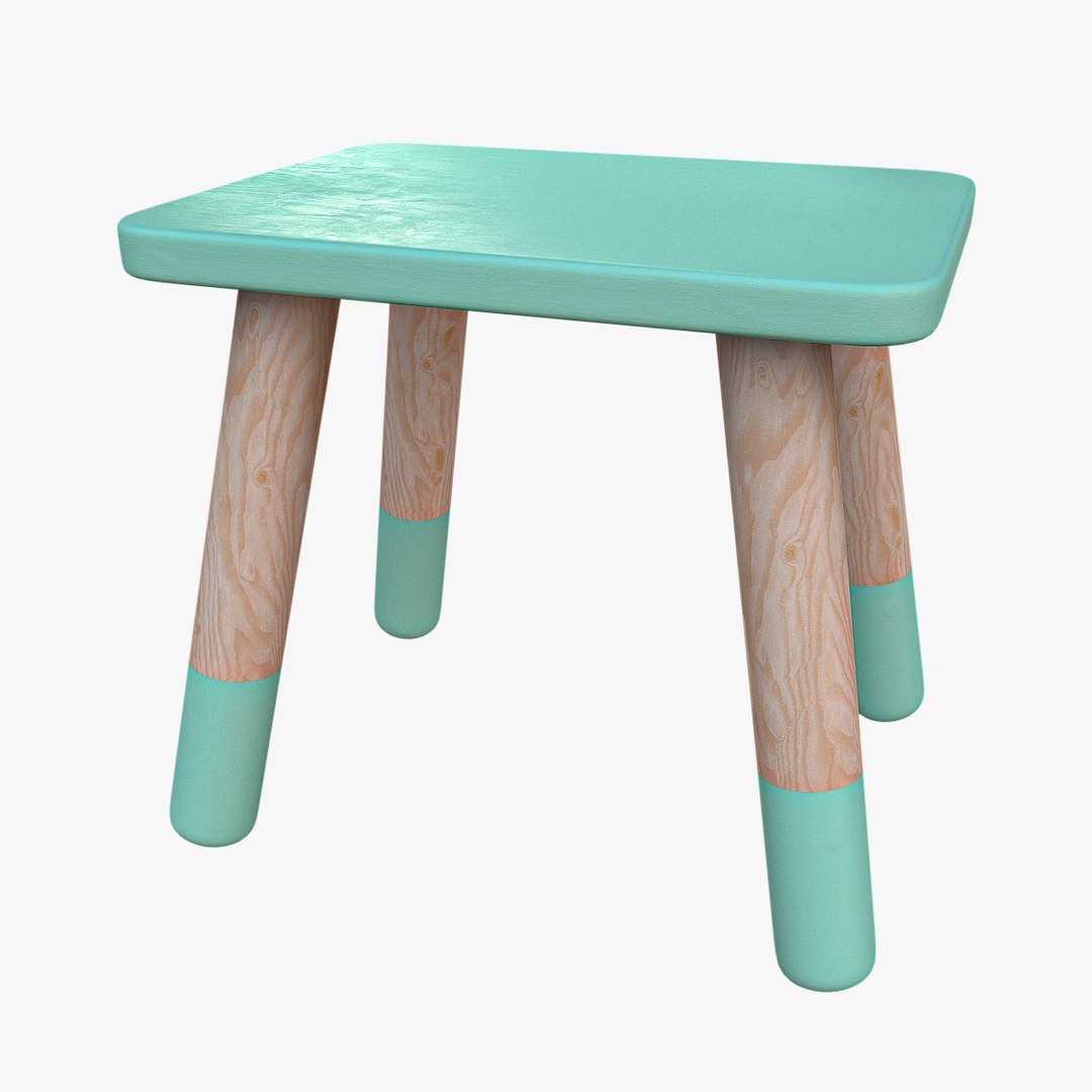 3D Kids Chair 37 Model - TurboSquid 2119445