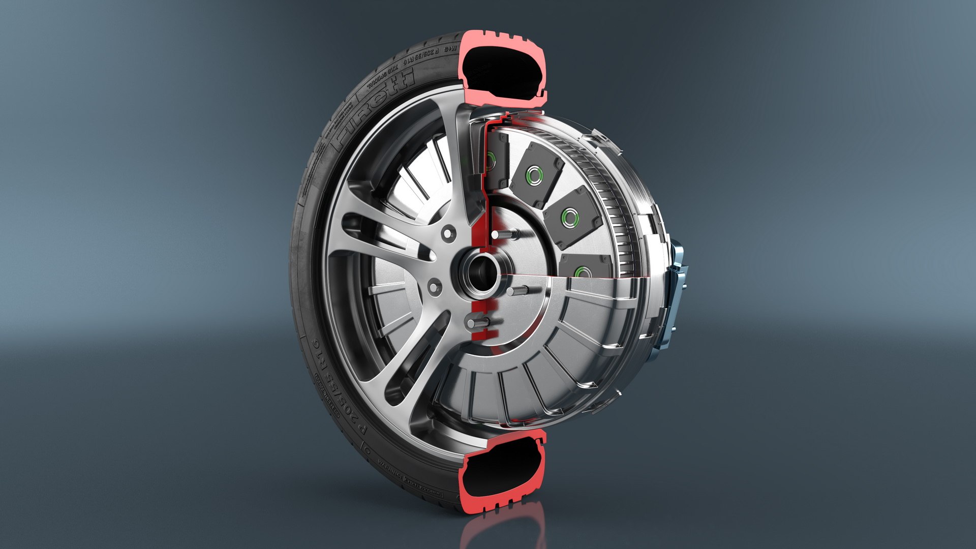 3D Internal Structure Of In-Wheel Drive Unit - TurboSquid 2396063
