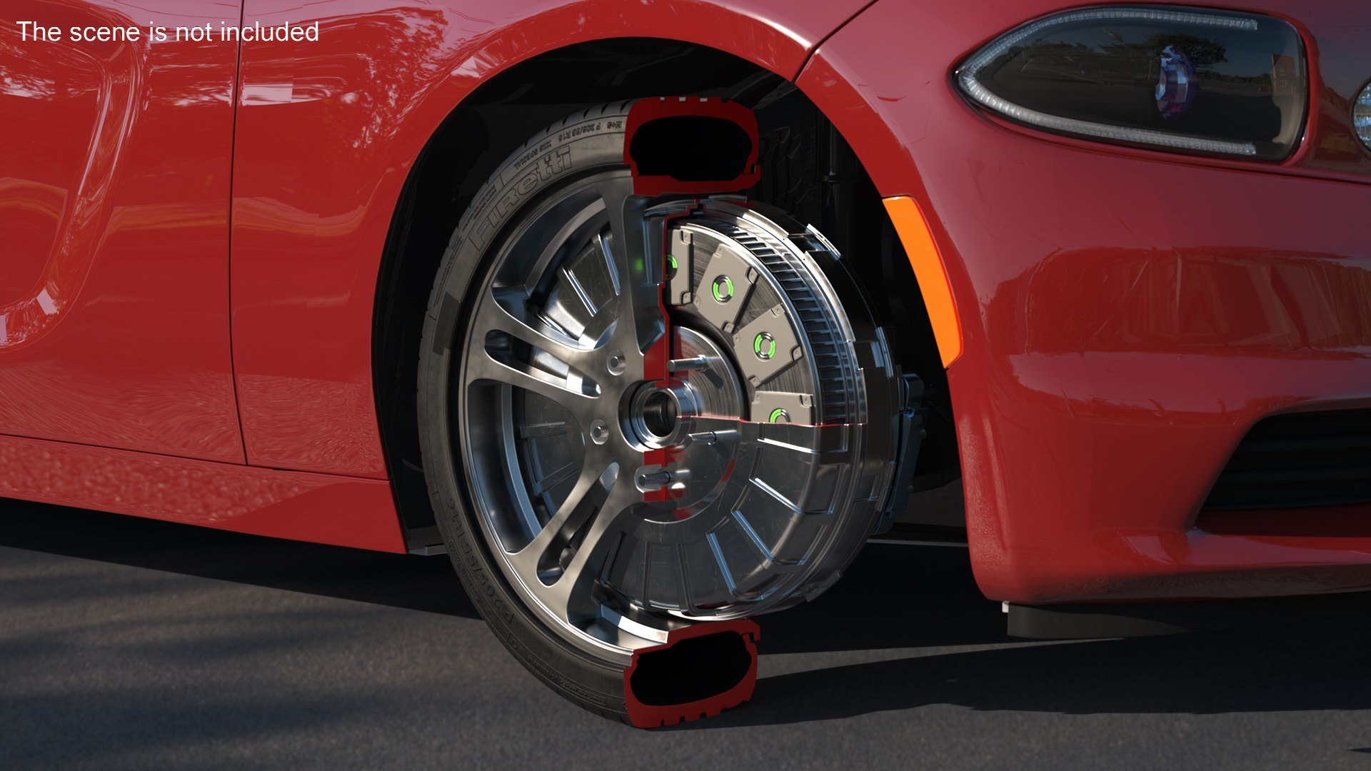 3D Internal Structure Of In-Wheel Drive Unit - TurboSquid 2396063