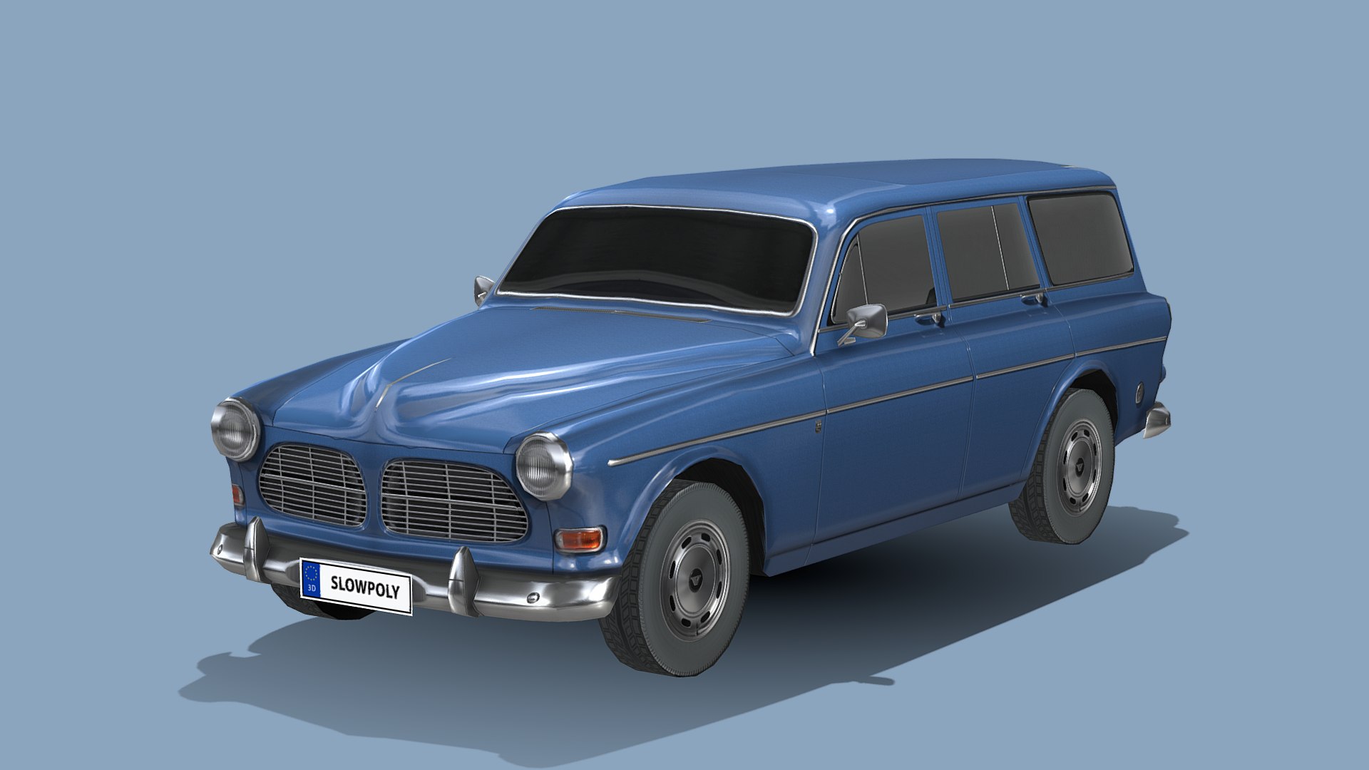 3D Model Volvo Amazon Wagon 1961 - TurboSquid 2210409
