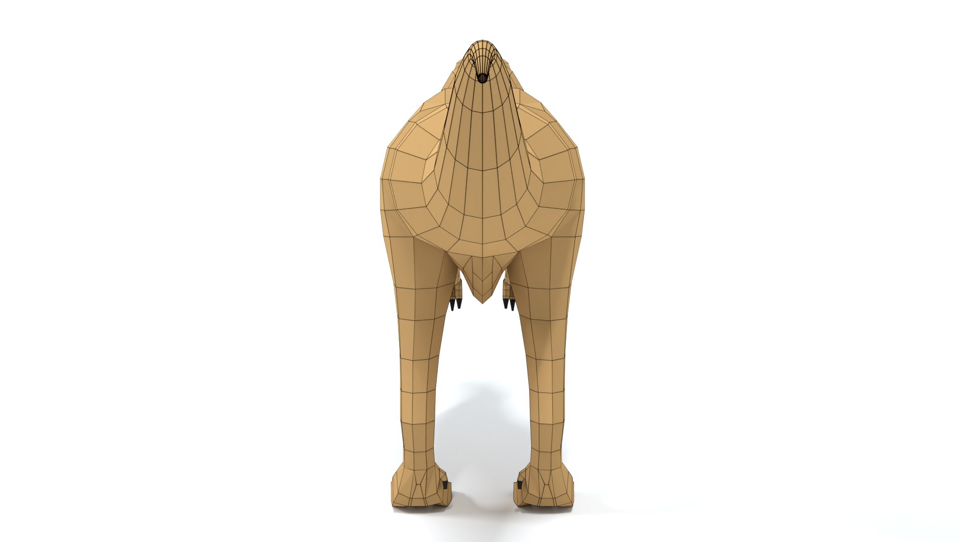 3D Low Poly Cartoon Abelisaurus Dinosaur model - TurboSquid 1800942