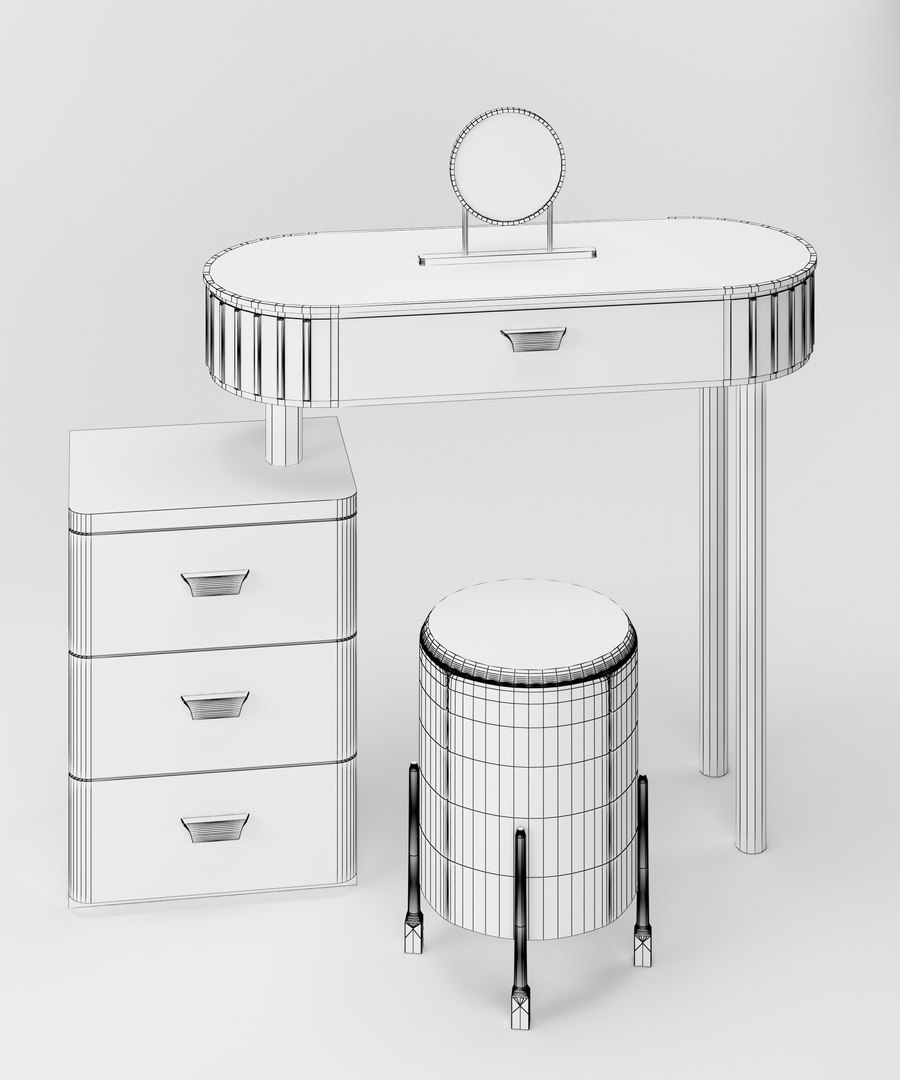 3D Make Up Desk My ENGiZ Model - TurboSquid 1808910