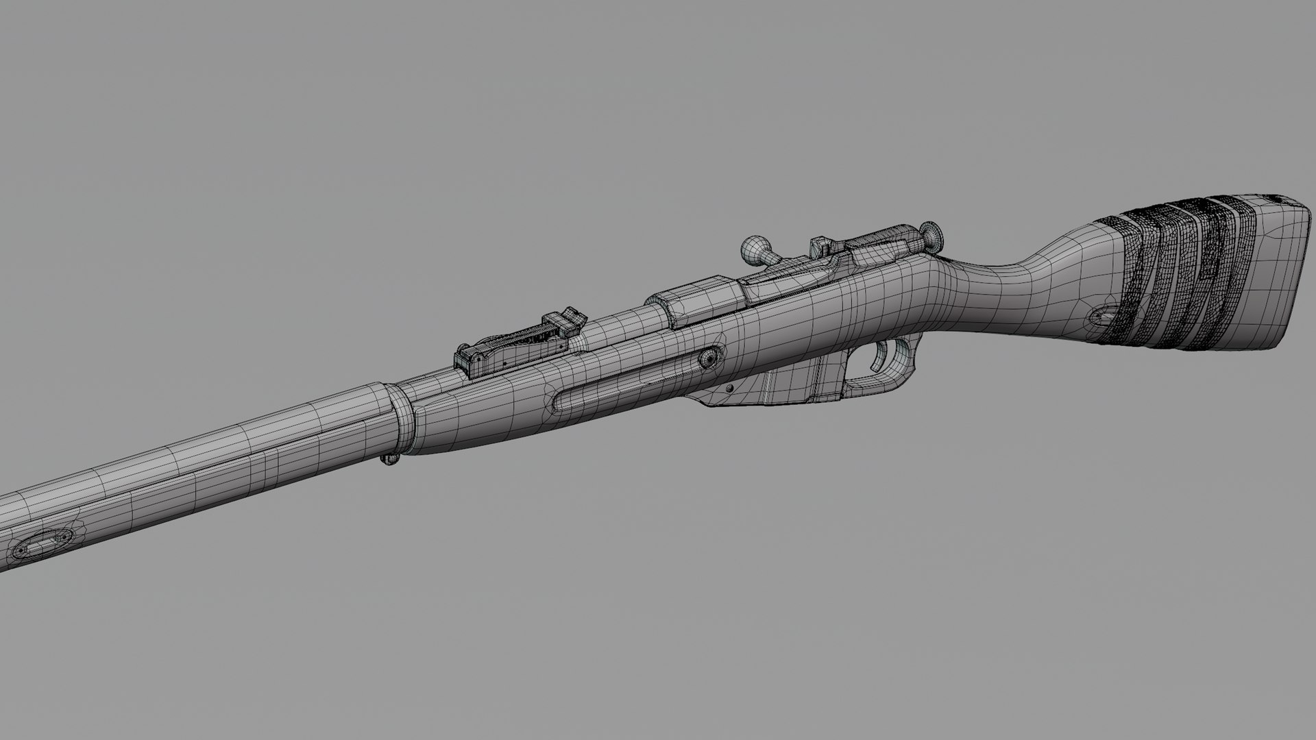 Mosin Nagant M91 3D Model - TurboSquid 1952990