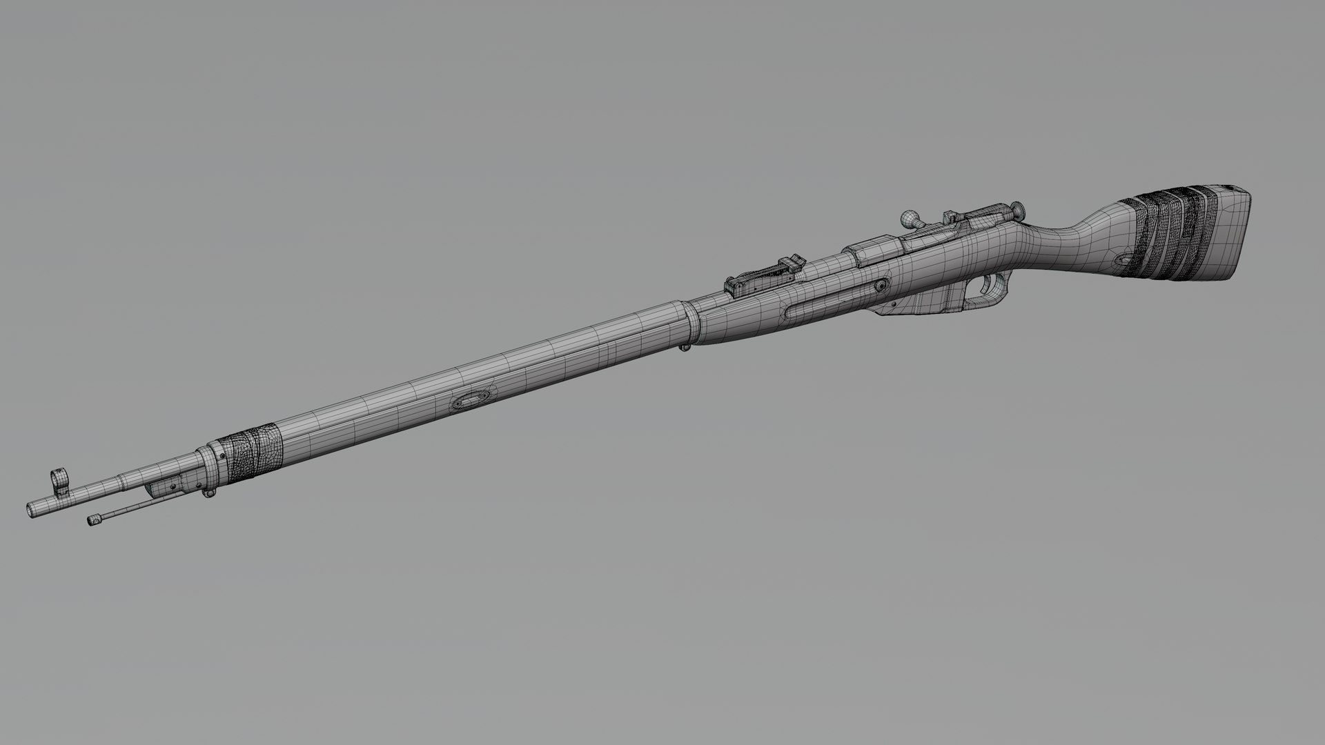 Mosin Nagant M91 3D Model - TurboSquid 1952990