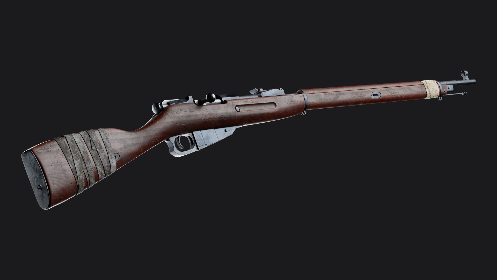 Mosin Nagant M91 3D Model - TurboSquid 1952990