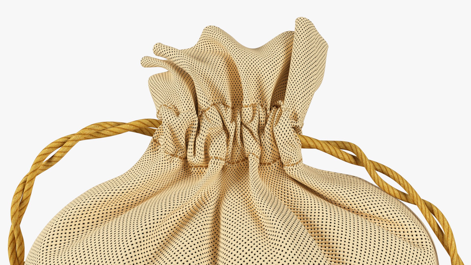 3D Money Bag V2 Model - TurboSquid 1923002