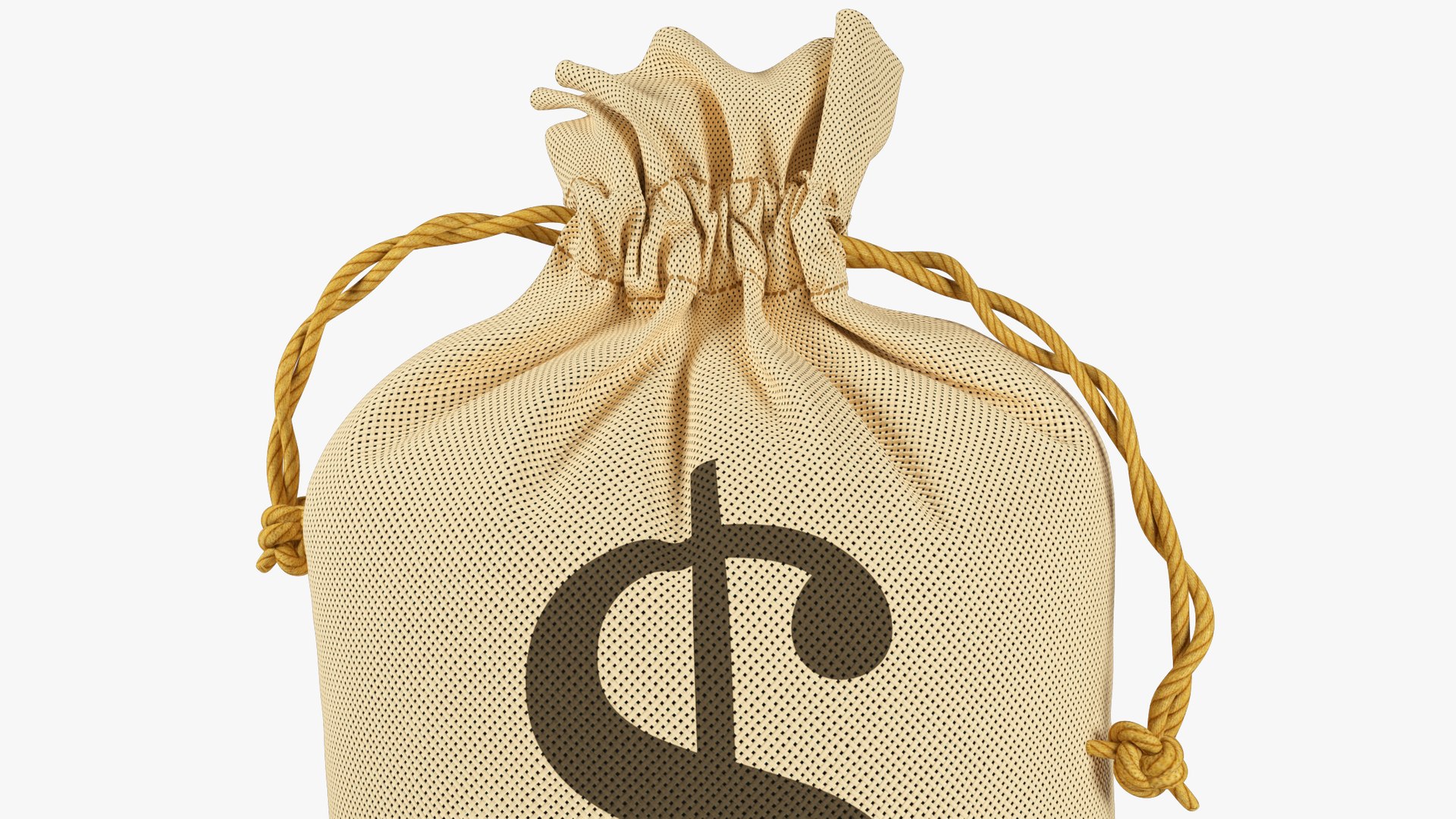 3D Money Bag V2 Model - TurboSquid 1923002