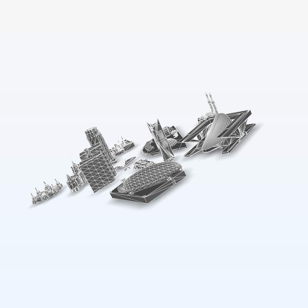 3d model lod set ready