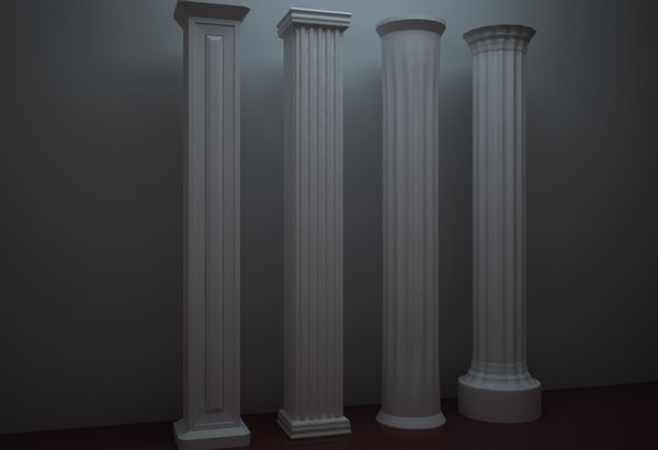 column 3d model