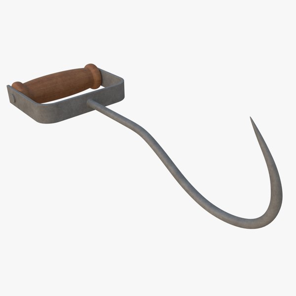 subdivision hay hook 3d obj