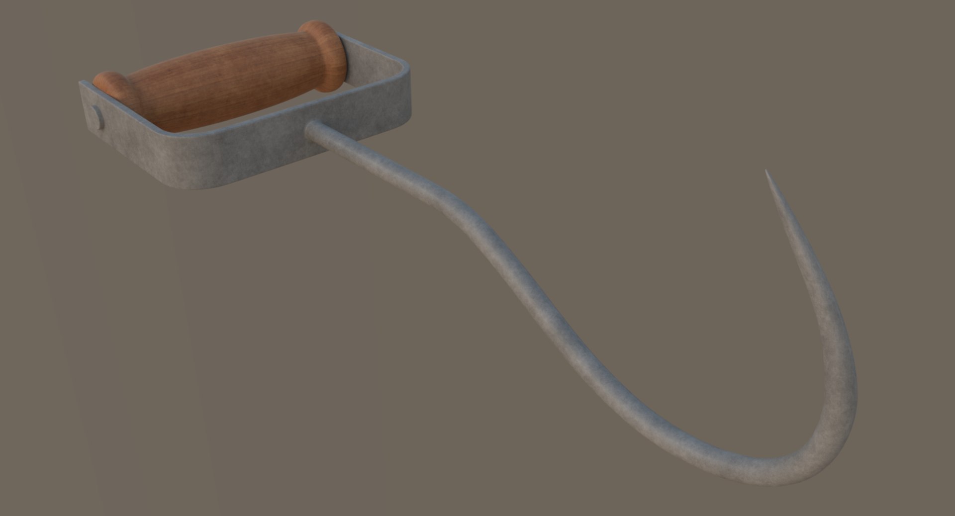 Subdivision Hay Hook 3d Obj