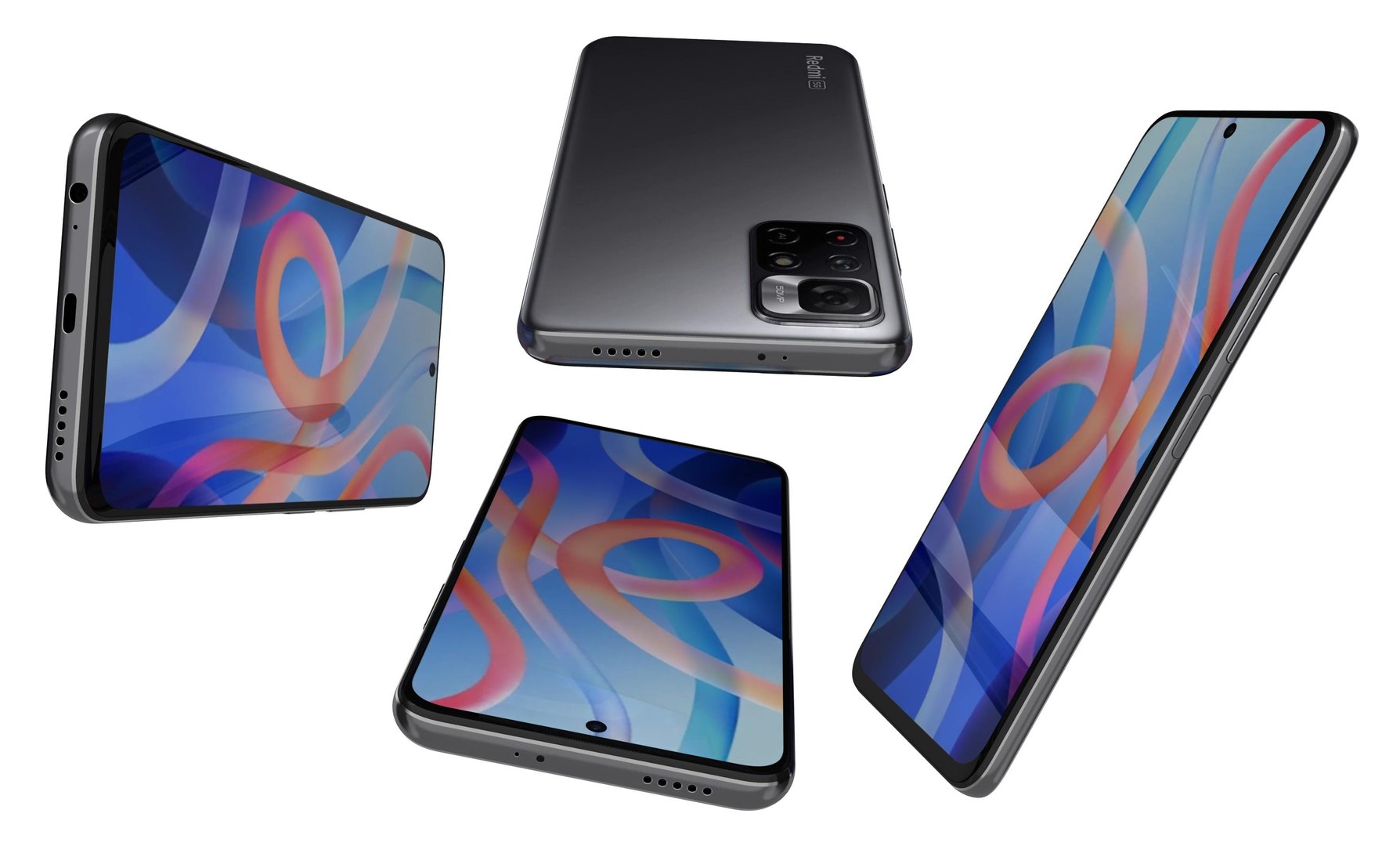 3D model Xiaomi Redmi Note 11 All Colors - TurboSquid 1838514