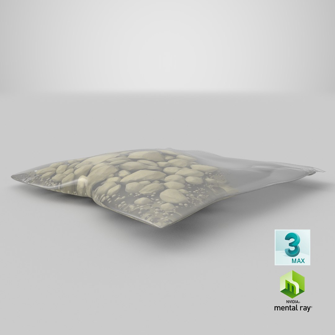 Small drug baggie crystal 3D model - TurboSquid 1159504