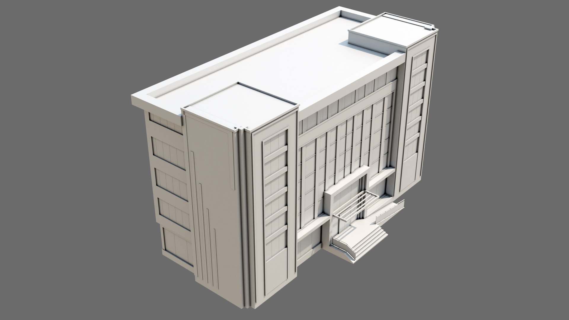 3D model Office Building - TurboSquid 2029029