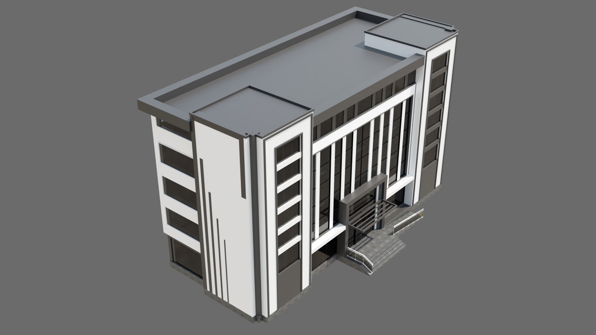3D model Office Building - TurboSquid 2029029