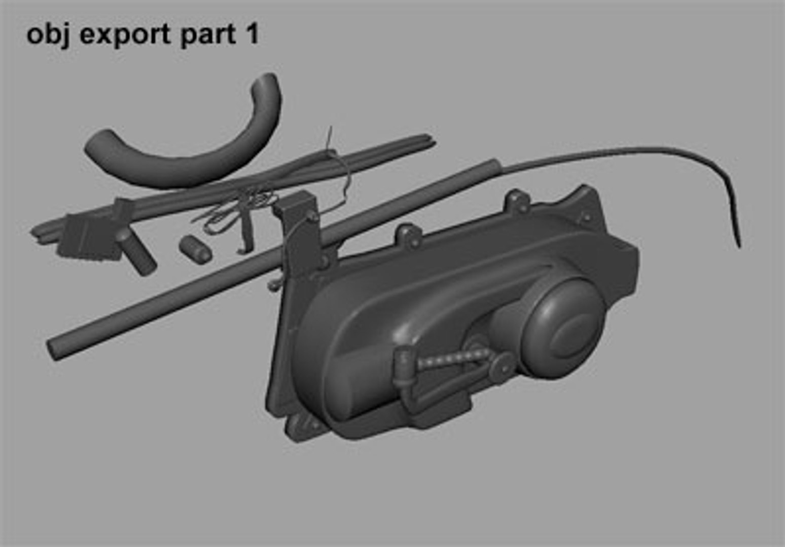 Maya Engine Buggy Atv Vehicles