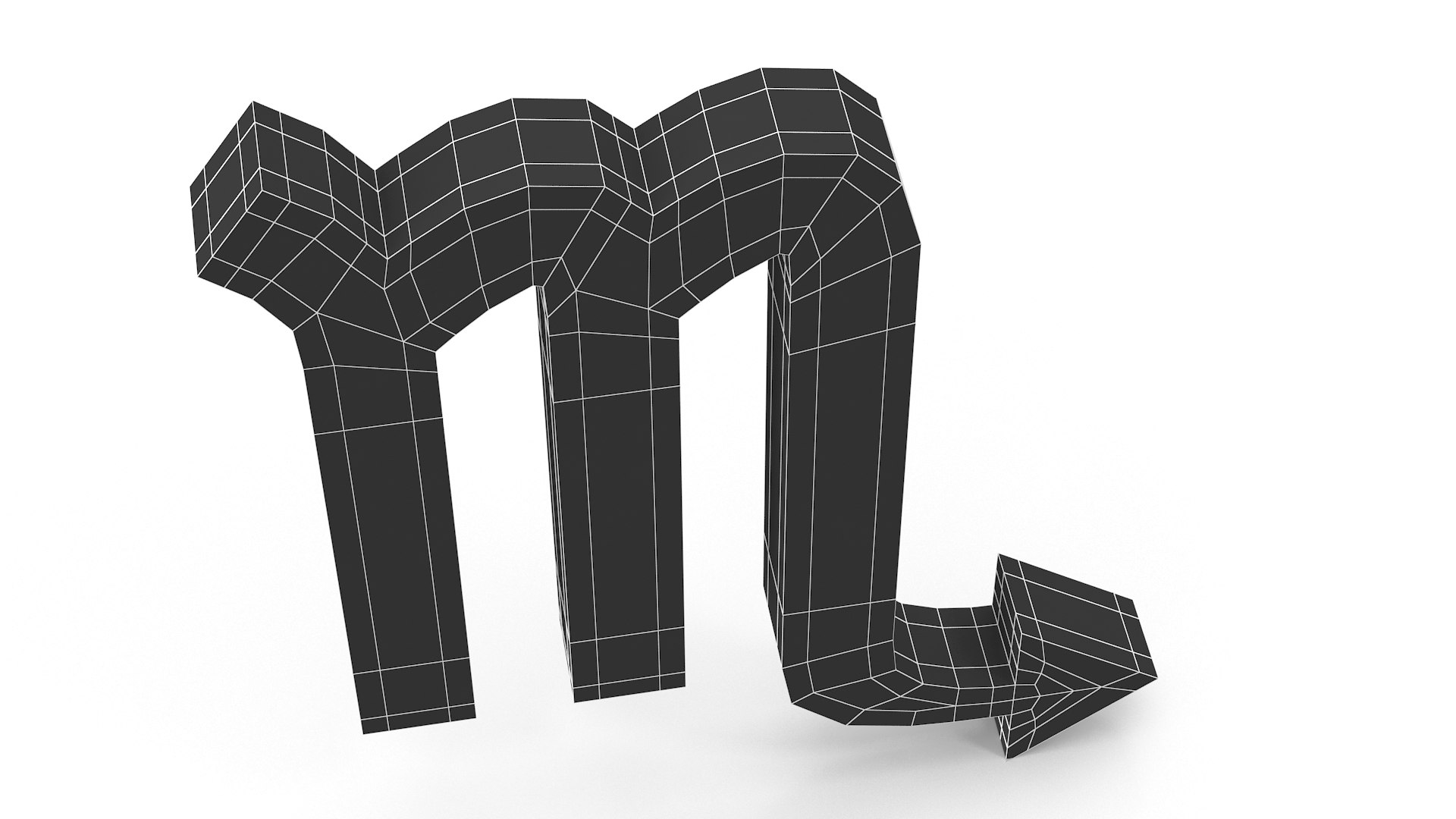 Zodiac Sign Scorpio 3D Model - TurboSquid 1854878