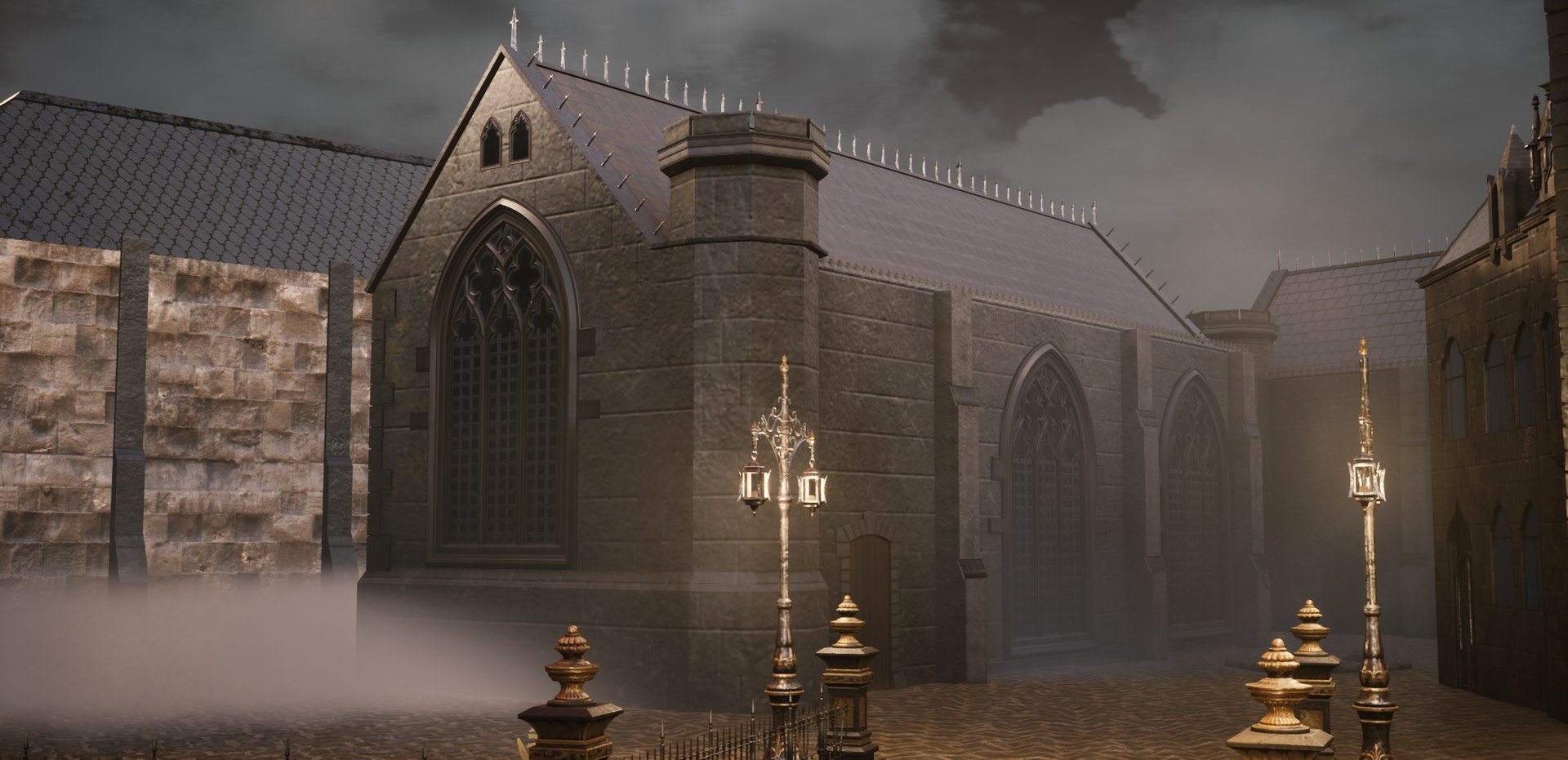 3D Bloodborne Church Pbr Model - TurboSquid 1395916