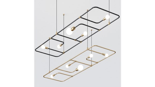 modelo 3d Lambert Fils BEAUBIEN 01 Lámpara colgante - TurboSquid 2118082