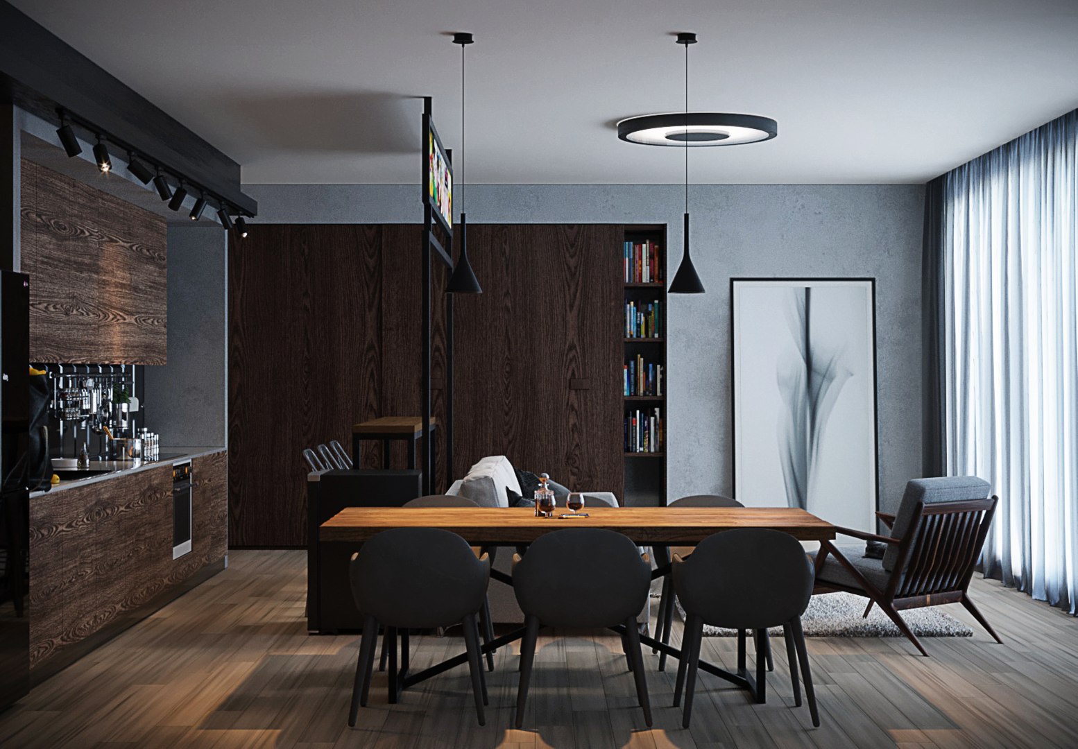 3D Living Model - TurboSquid 1517454