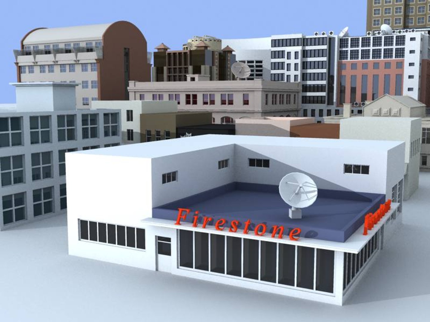 3d Model Small Medium Rise Buildings