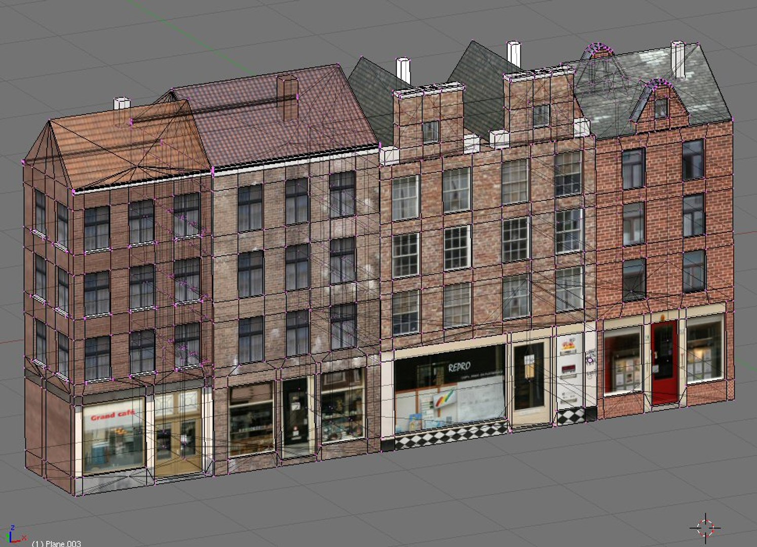3d 3ds Dutch Buildings