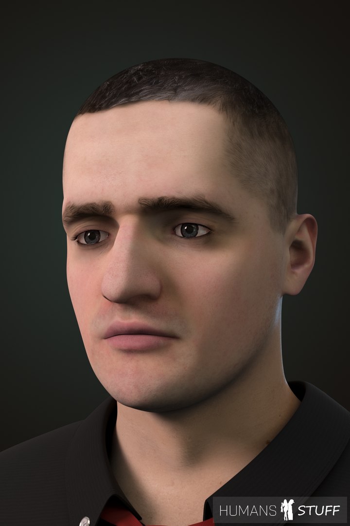 3d Model Of Human Male Man