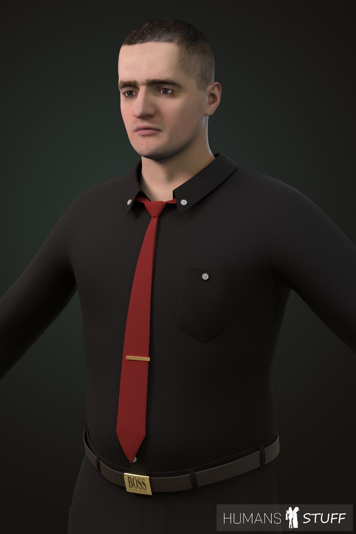 3d Model Of Human Male Man
