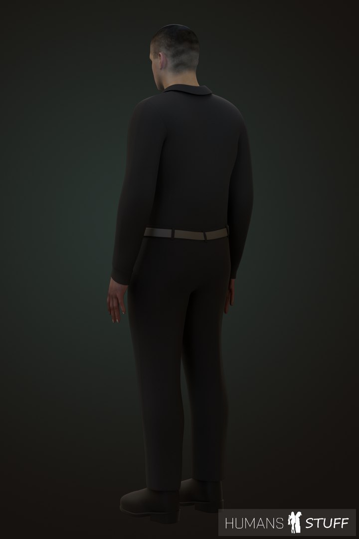 3d Model Of Human Male Man