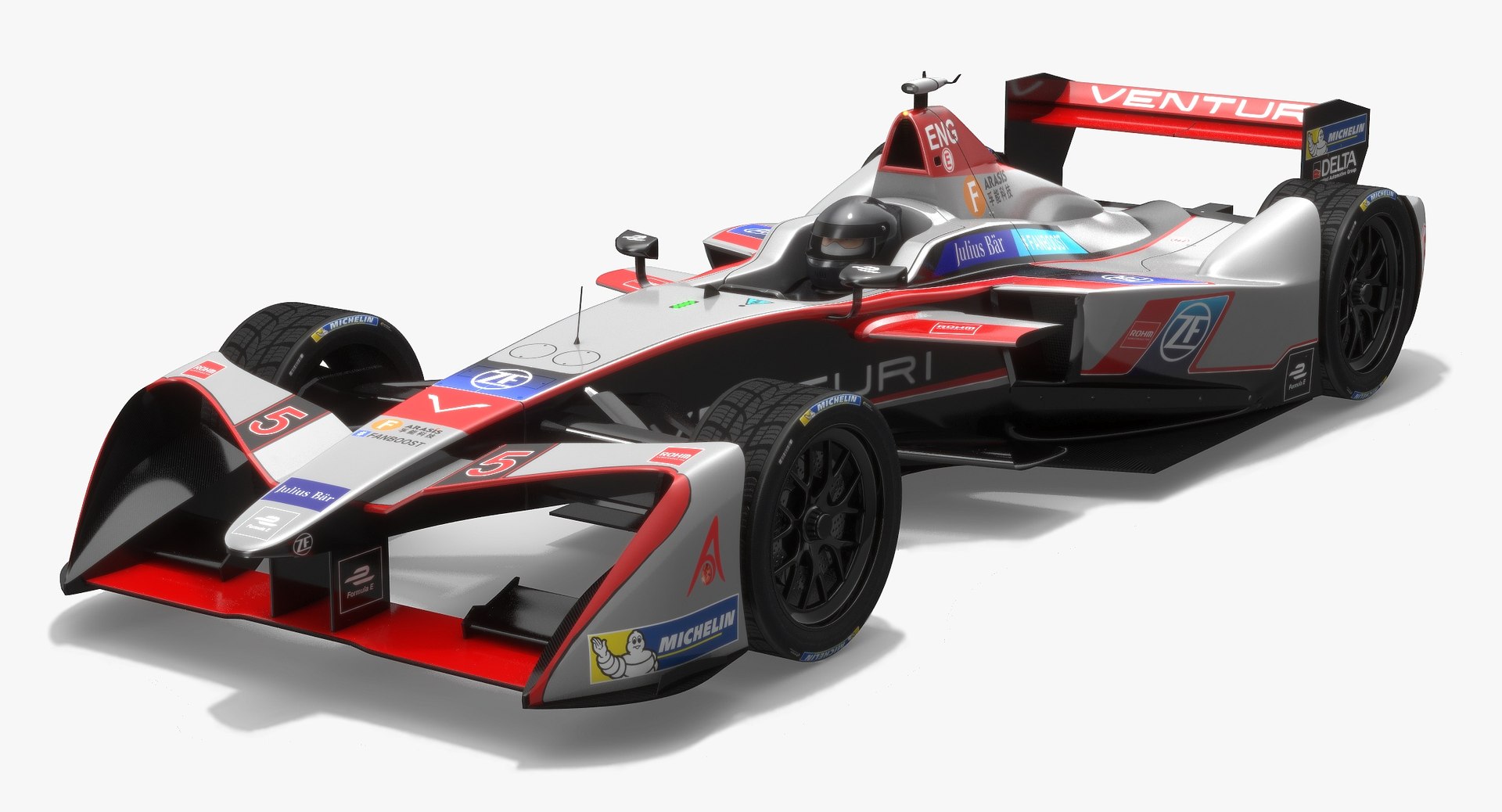 Venturi Racing Formula E 3D Model - TurboSquid 1233232