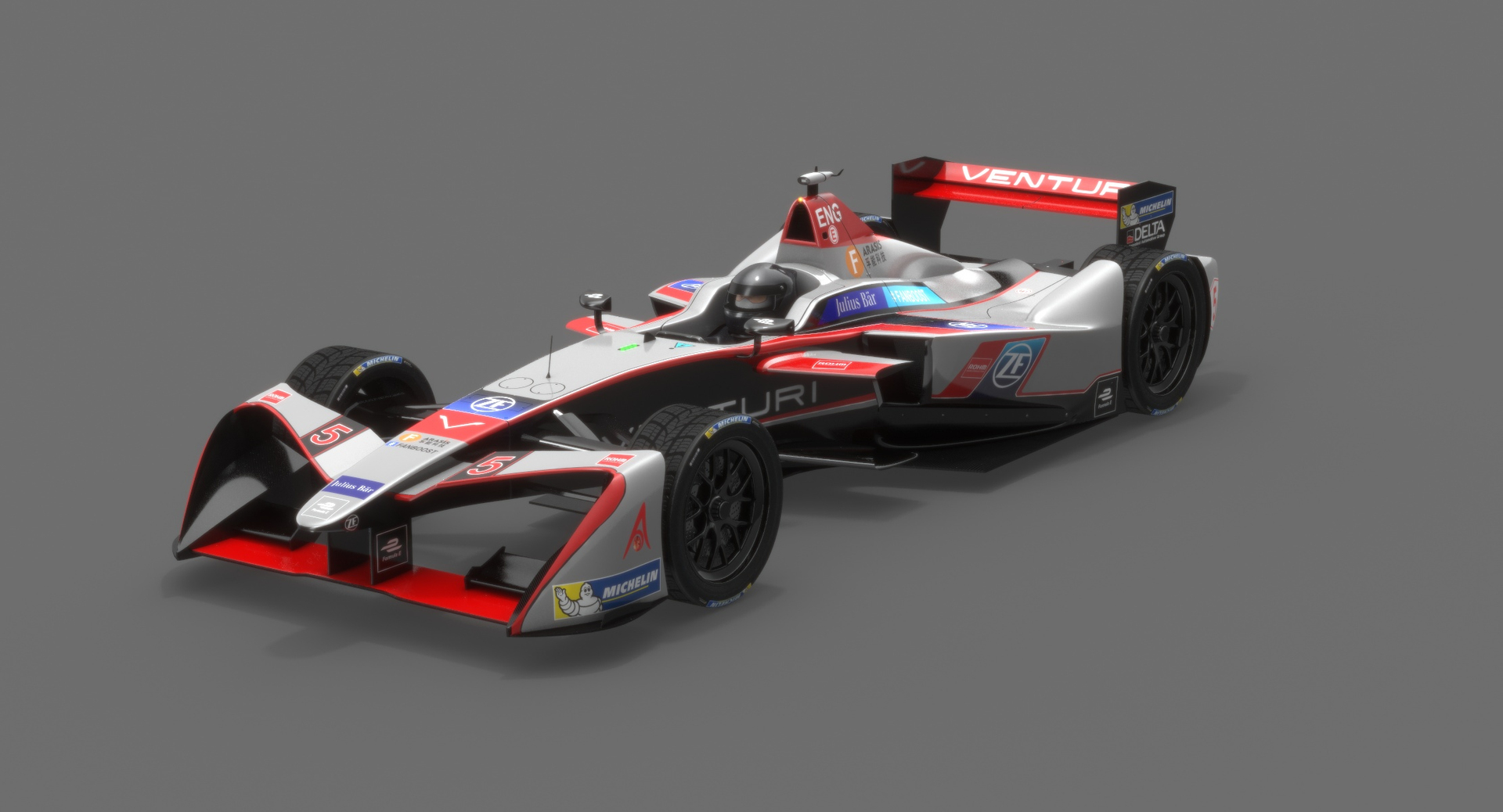 Venturi Racing Formula E 3D Model - TurboSquid 1233232