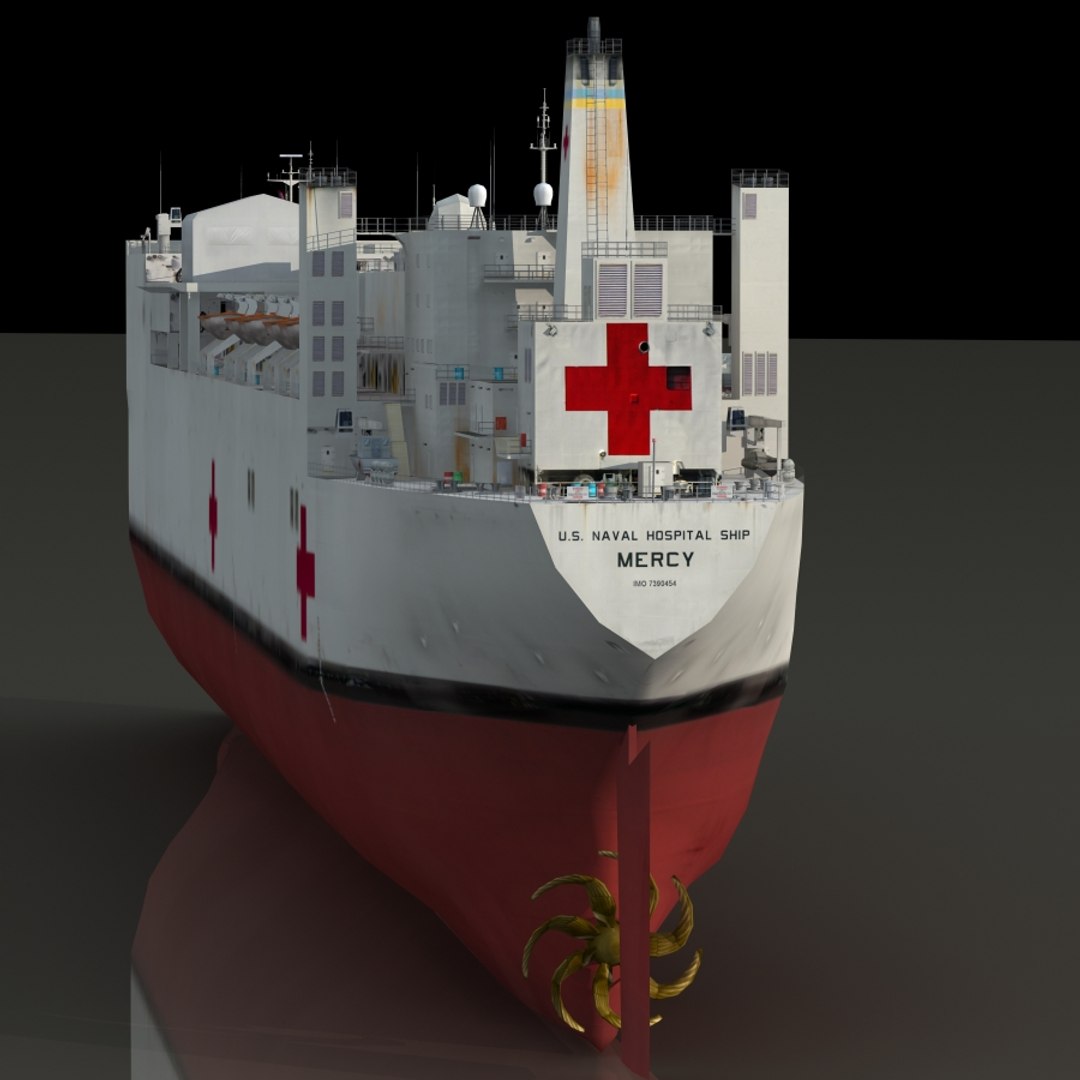 3dsmax usns mercy t-ah-19