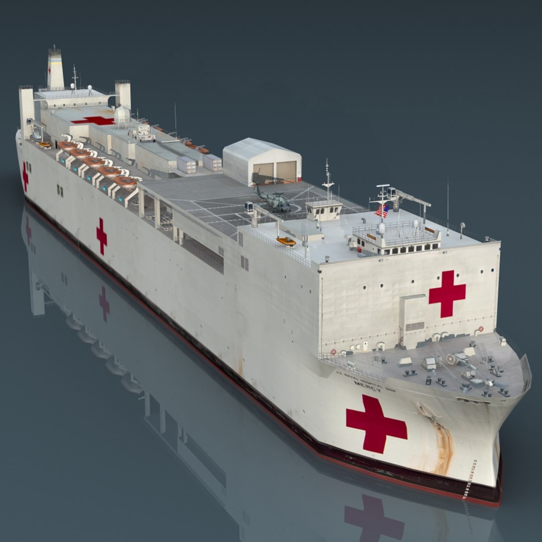 3dsmax usns mercy t-ah-19