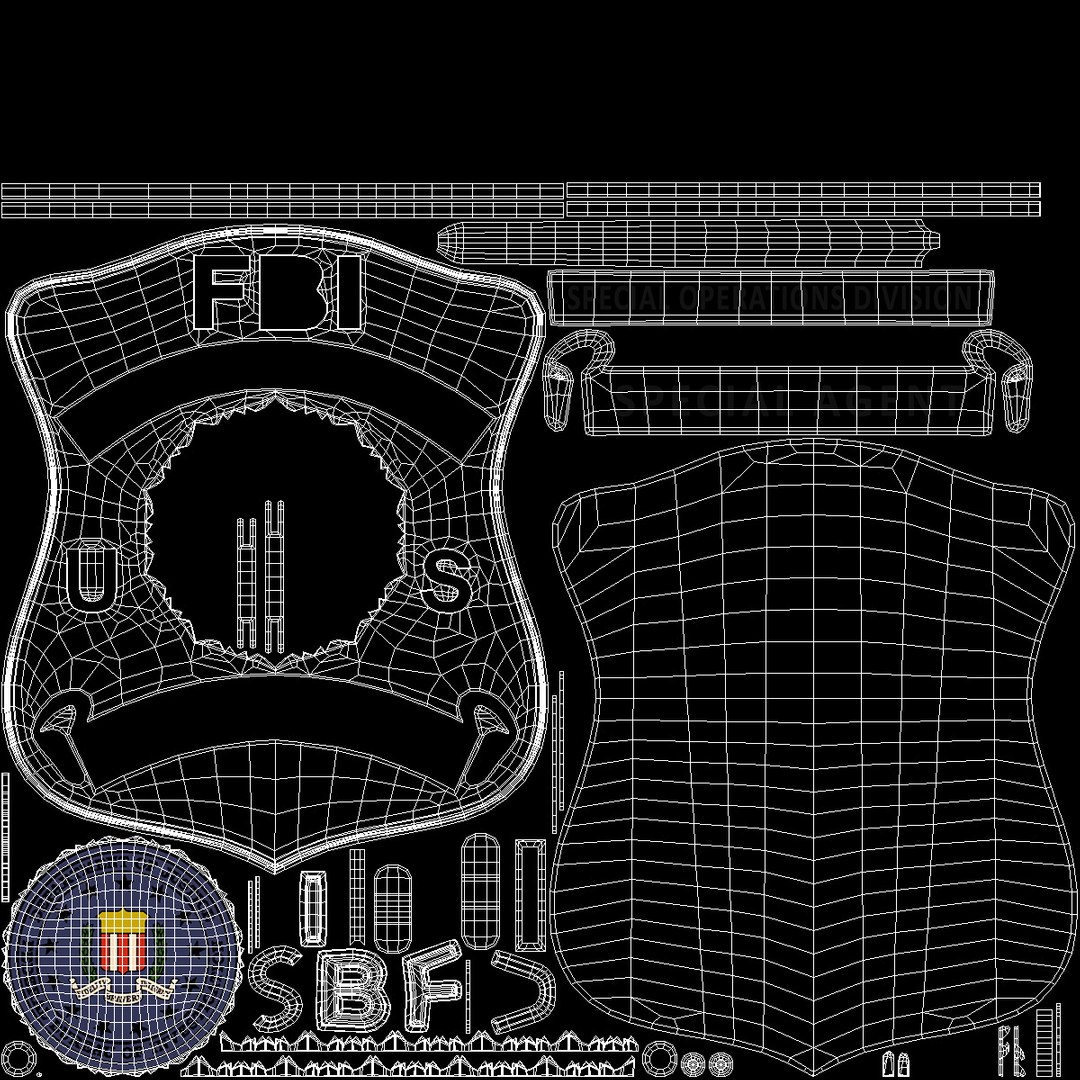 Police Badges Collection 3D - TurboSquid 2035990