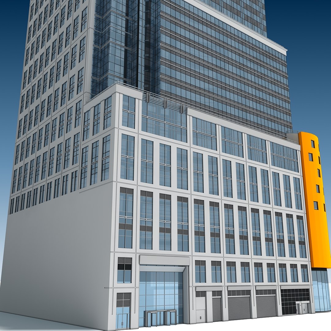 3D 4 Building Architecture - TurboSquid 1391043