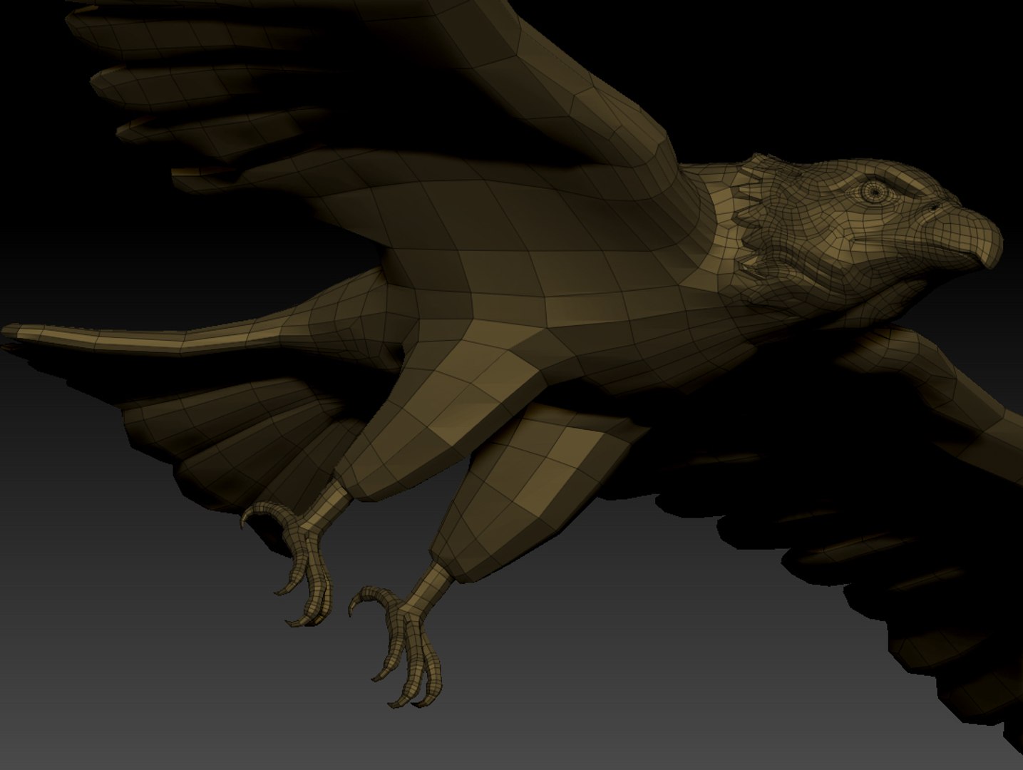 Flying Eagle Model - TurboSquid 1263544