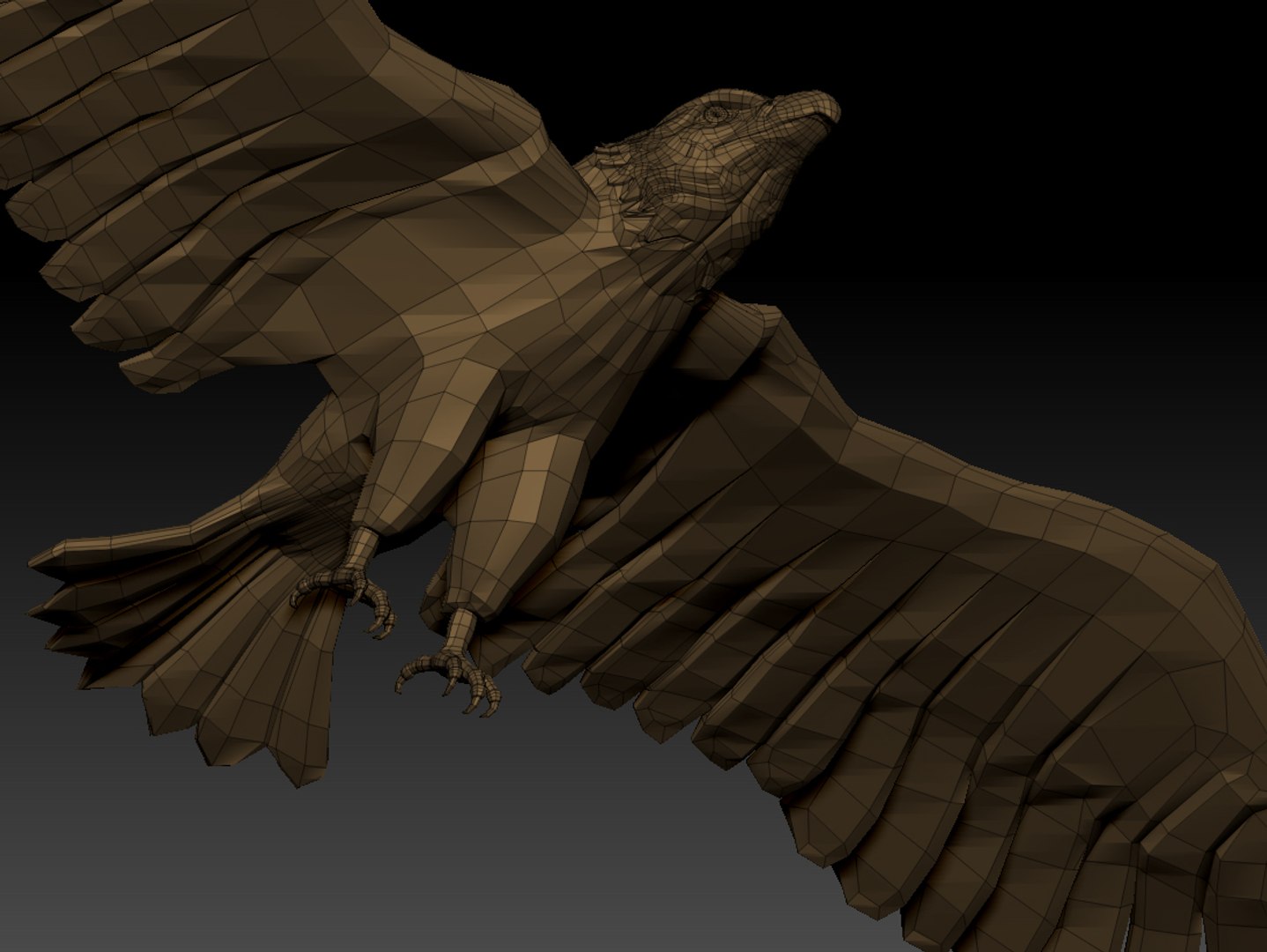 Flying Eagle Model - TurboSquid 1263544